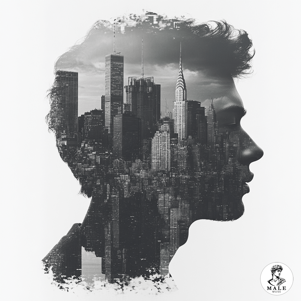 Double Exposure - Male Muse